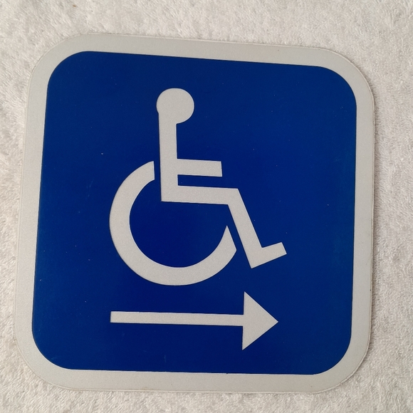 Accessories | Handicap Wheelchair Metal Sign 8x8 | Poshmark
